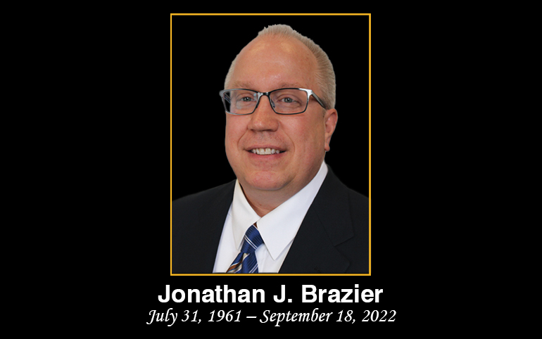O&N mourns the sudden loss of employee, Jonathan J. Brazier